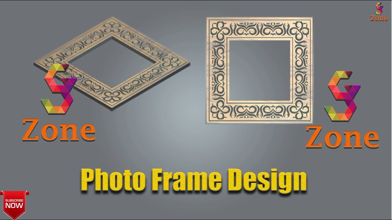Photo Frame Design v Grooving By - GS Zone - YouTube