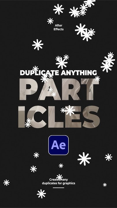 Duplicate Anything into Millions of Particles in After Effects - YouTube