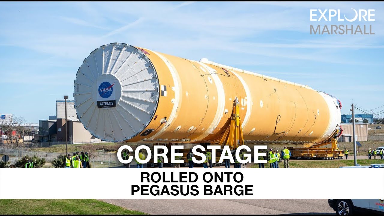 NASA Rolls Out Space Launch System Rocket’s Core Stage from Michoud ...