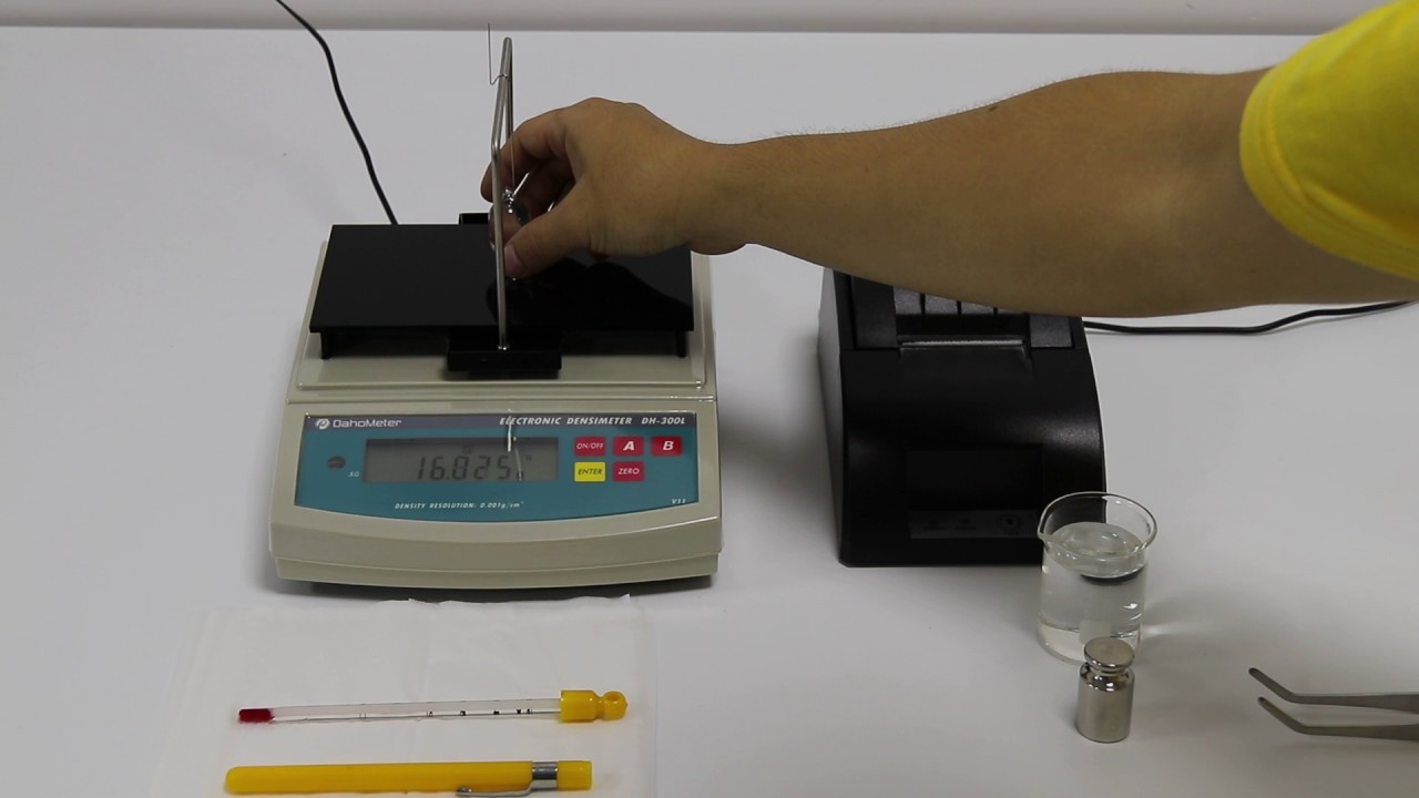 Operation Video for Density Meter - YouTube