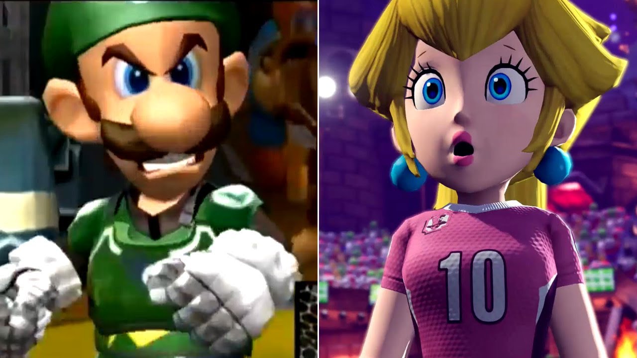 Losing Animations Comparison - Mario Strikers: Battle League vs. Mario ...