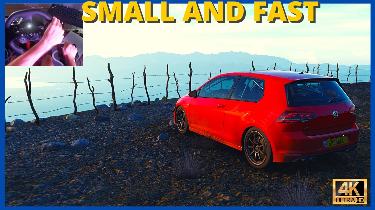 700HP GOLF R LOGITECH G920 WHEEL AND SHIFTER GAMEPLAY 4K | Forza ...