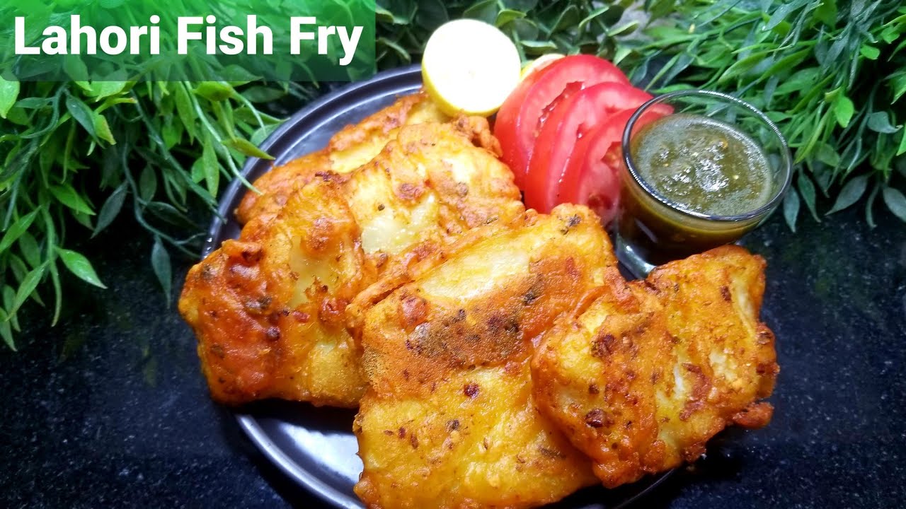 Lahori Fish Fry | Restaurant Style Fish| Lahori Fish With Besan ...