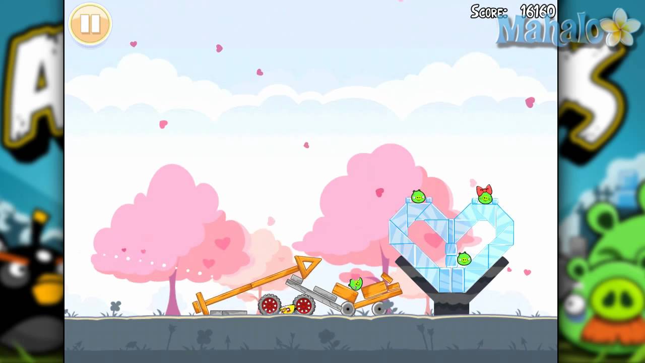 Angry Birds Hogs and Kisses Level 1-10 - YouTube