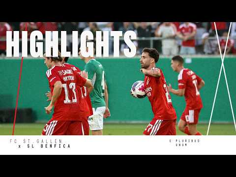 Highlights | St. Gallen 2-1 SL Benfica | 2.ª pré-eliminatória da Liga Europa