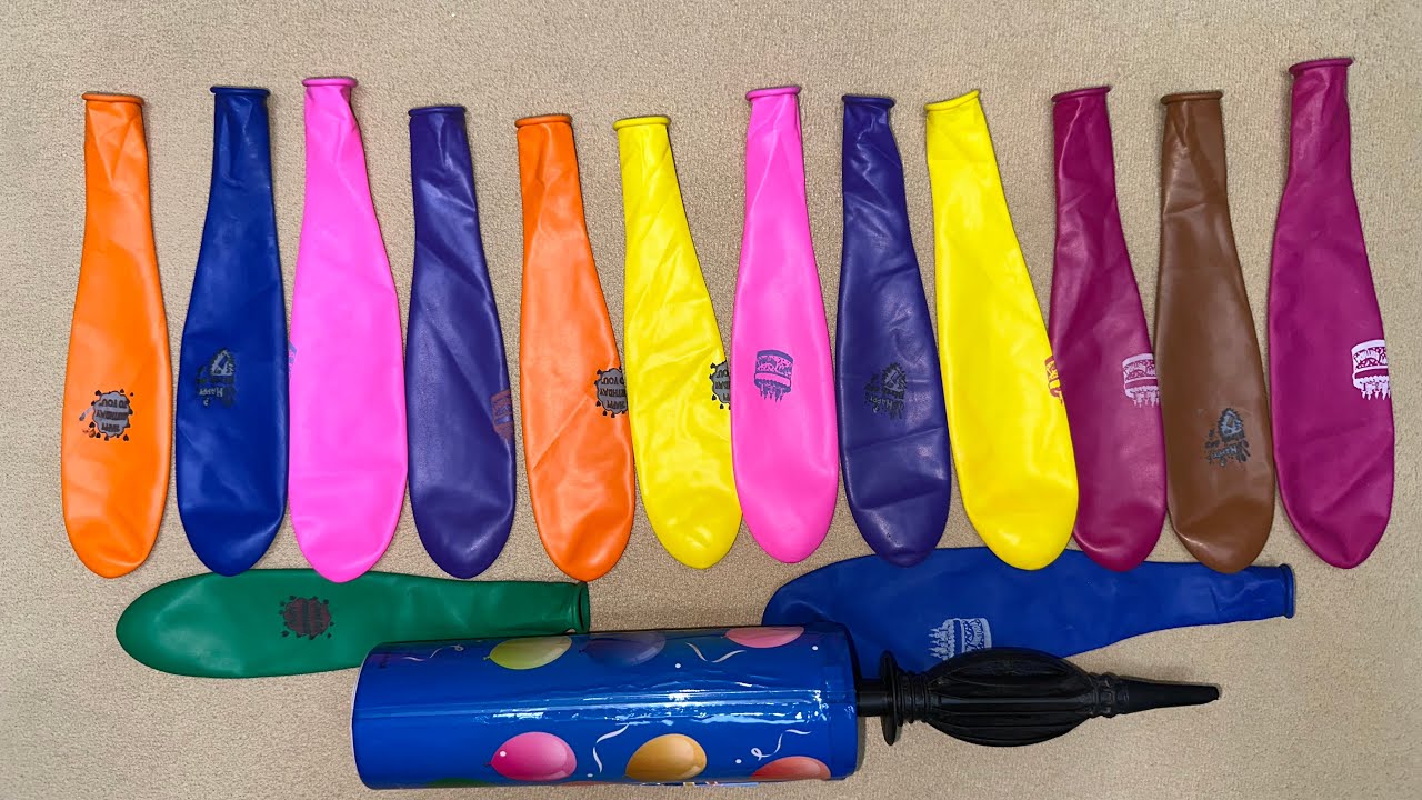 Satisfying ASMR Balloon Fun 🎈 Blow, Pop & Repeat! - YouTube