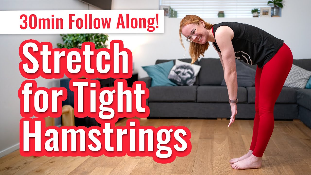 Tight Hamstring Stretch - YouTube