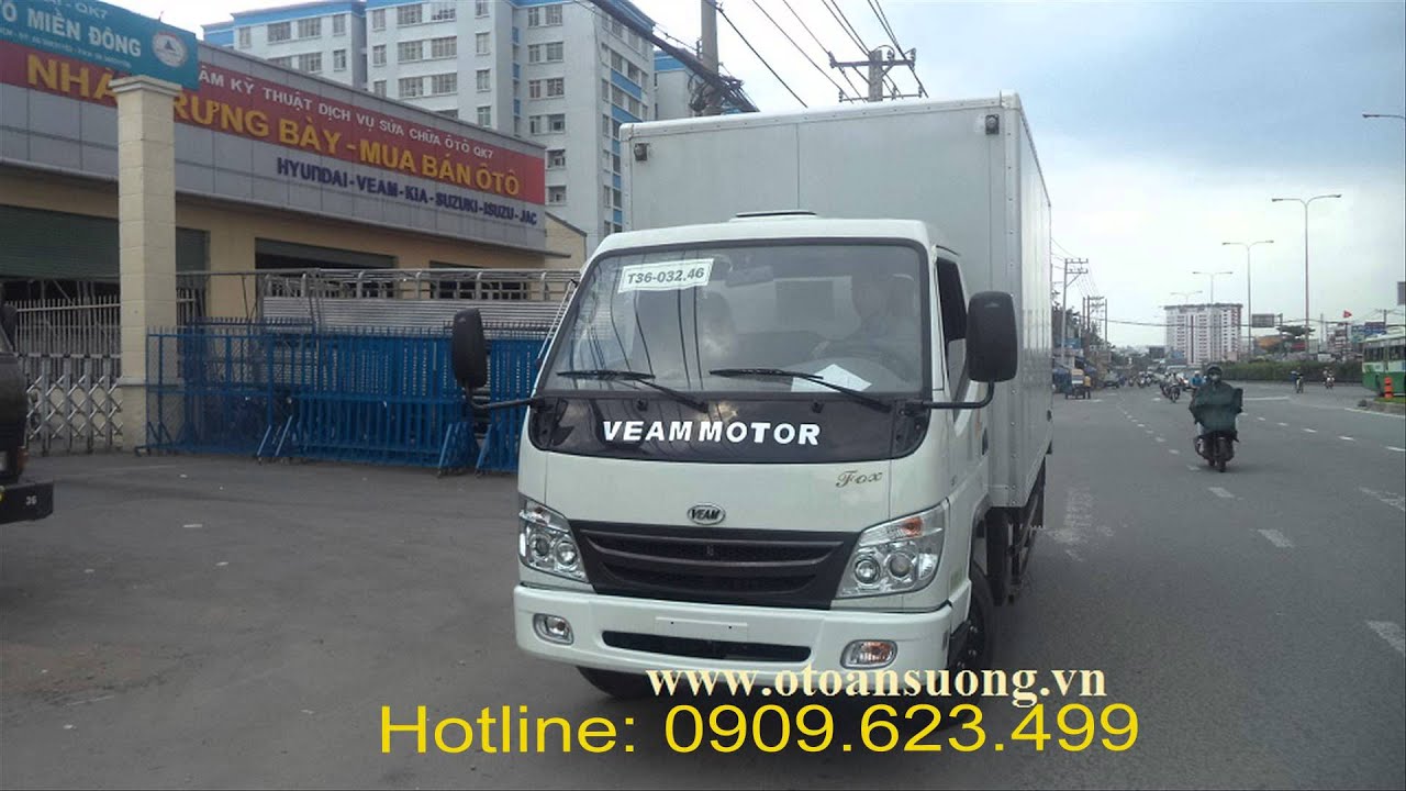 Xe veam fox|xe tải veam fox 1t5|xe veam 1t5 máy kia - YouTube