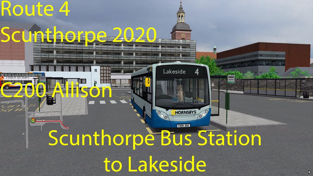 OMSI 2 - Scunthorpe 2020 Route 4, Scunthorpe Bus Station to Lakeside ...