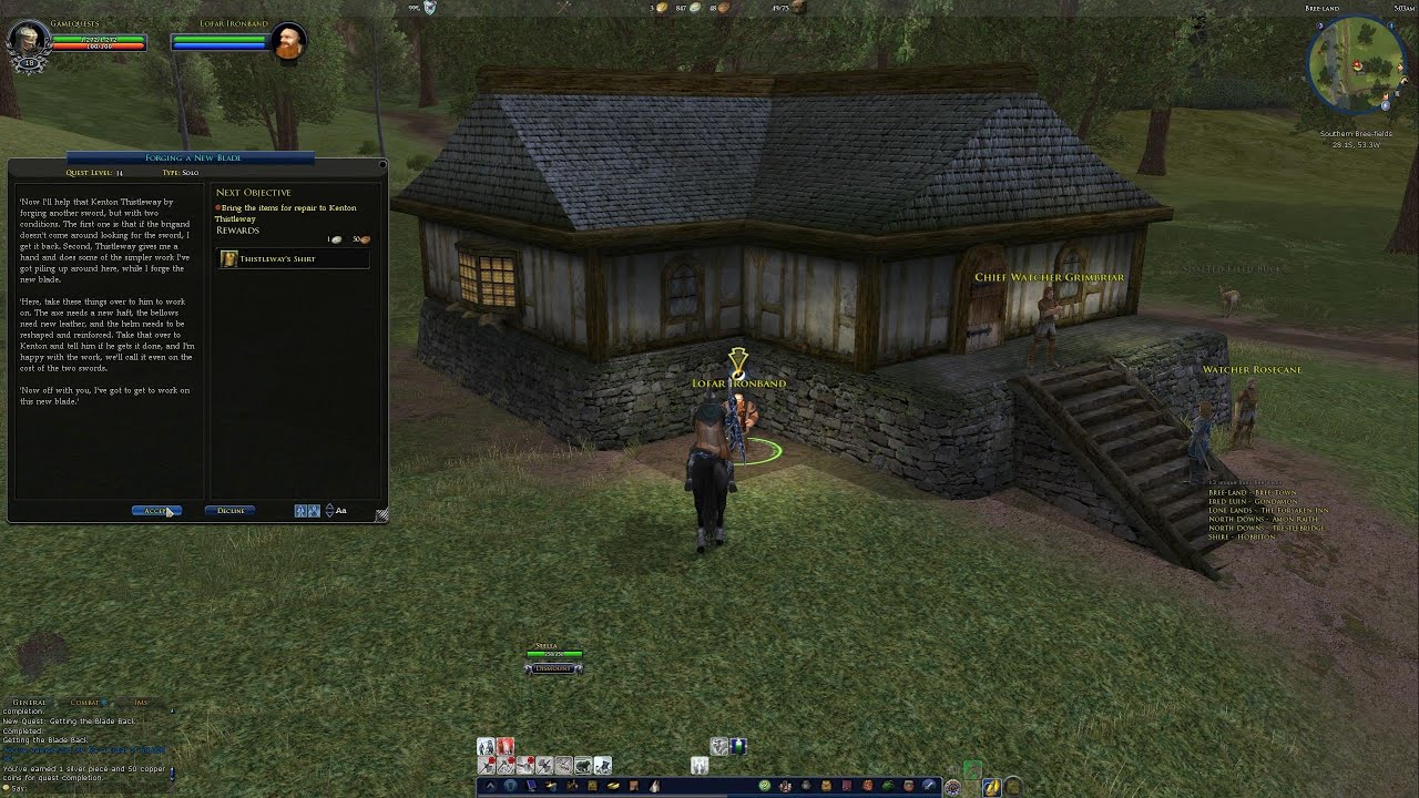 Forging a New Blade | LOTRO - YouTube