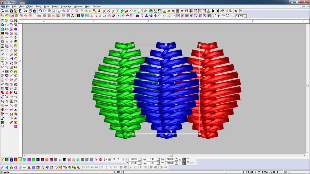 How To Use Object Position Function In Stitchmax. (0150) - YouTube