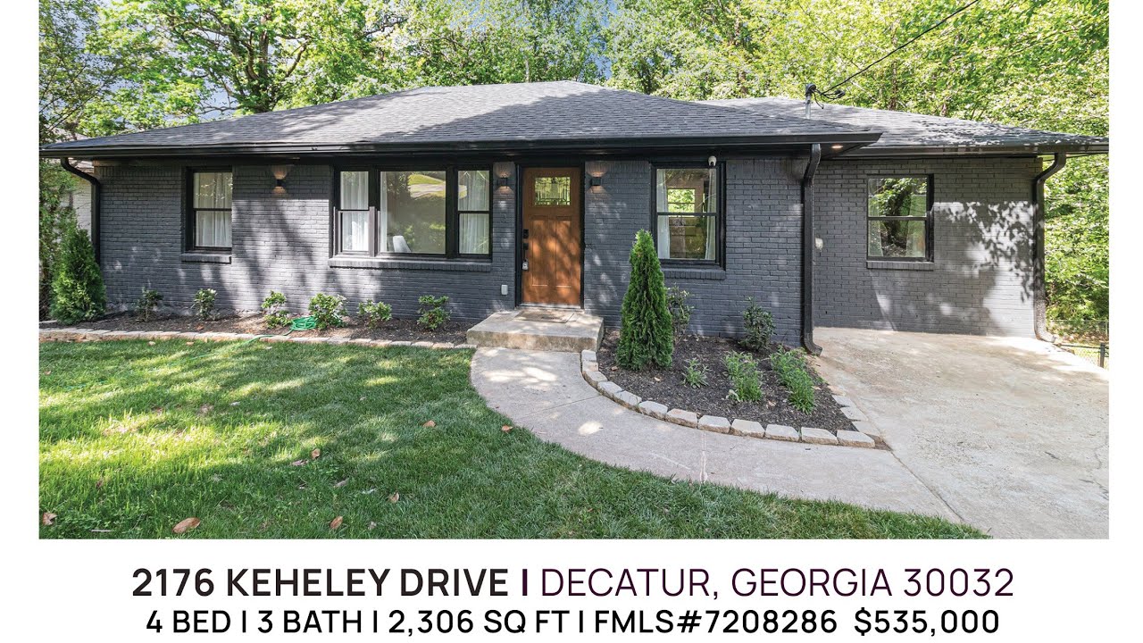 Newly Renovated - For Sale 2176 Keheley Dr in Decatur, GA. - YouTube