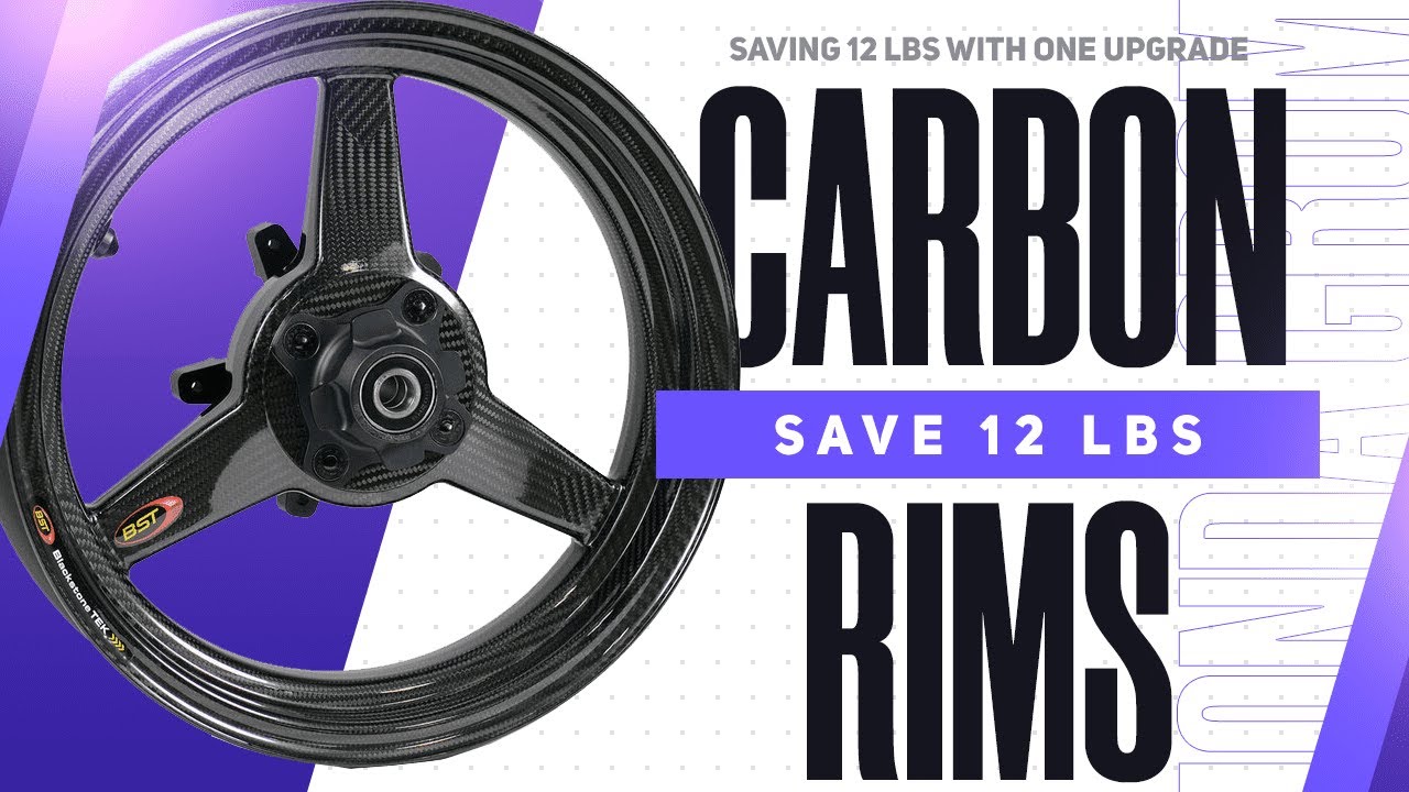 BST Carbon Rims for the Honda Grom - Save 12 LBS - YouTube