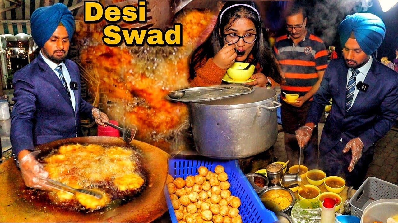 Desi Swad at Rs.49/- Only | Sardar Ji desi India Street food | Aloo ...