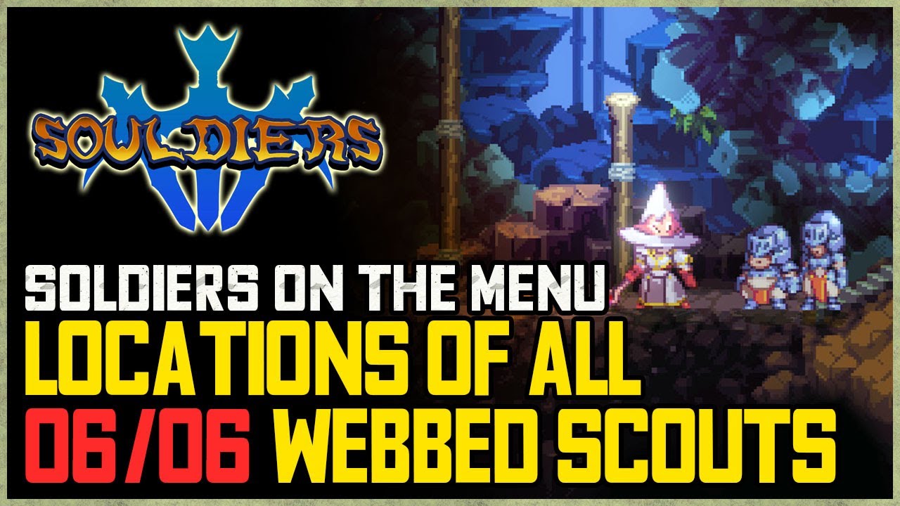 Soldiers on The Menu Quest Souldiers - All Scout Locations - YouTube