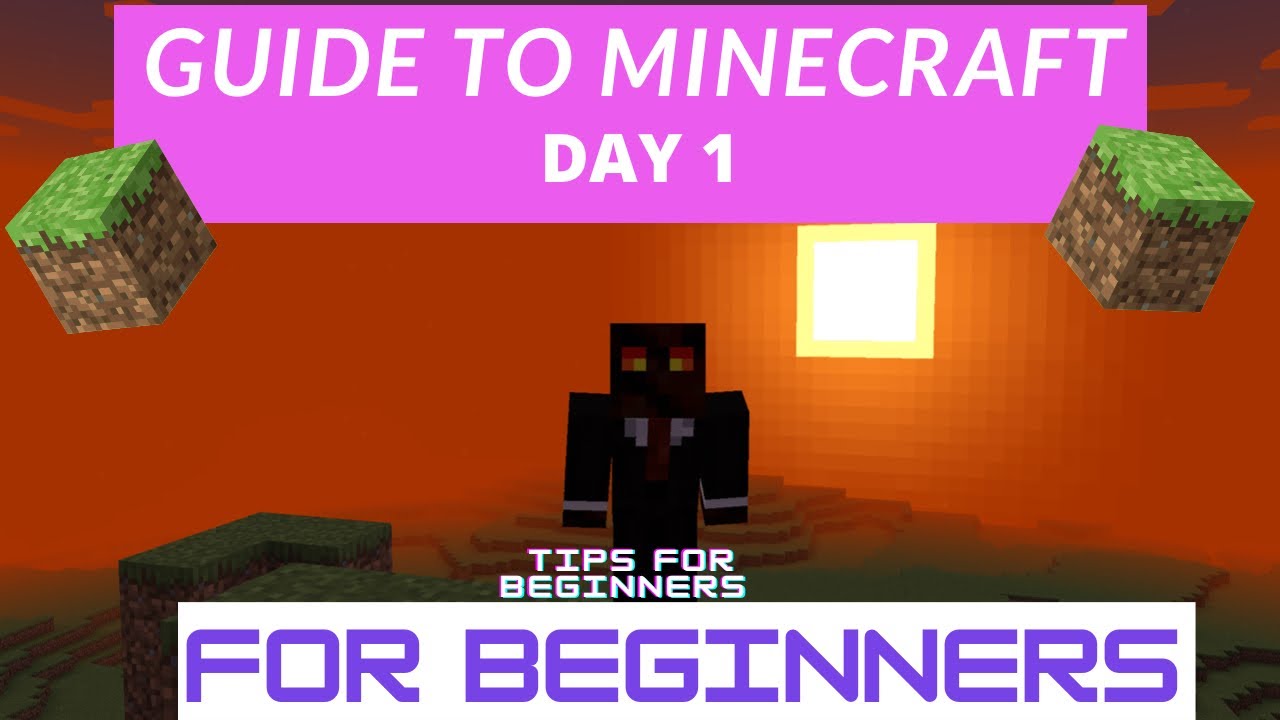 Guide and tips for minecraft for beginners - YouTube