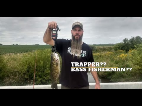 Trapper with THE TRAVELING TACKLE BAG!! With new PB smallmouth #fishing ...