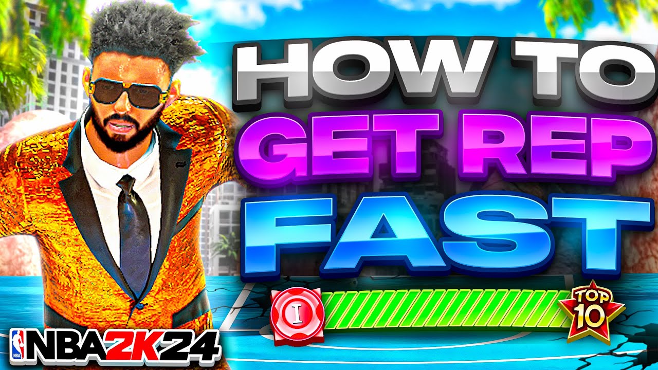 HOW TO REP/LEVEL UP FAST NBA 2K24! HIT LEVEL 40 in 1 DAY REP GLITCH ...