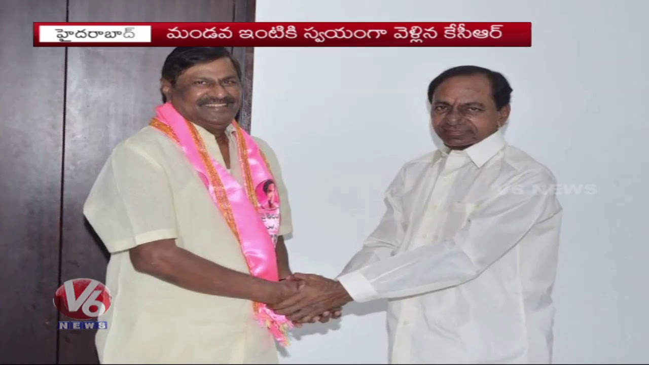 TDP Leader Mandava Venkateswara Rao Joins TRS In Presence Of CM KCR ...