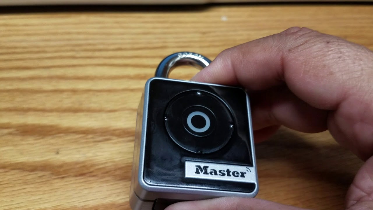 Bluetooth Master Lock with dead battery - will not open - YouTube
