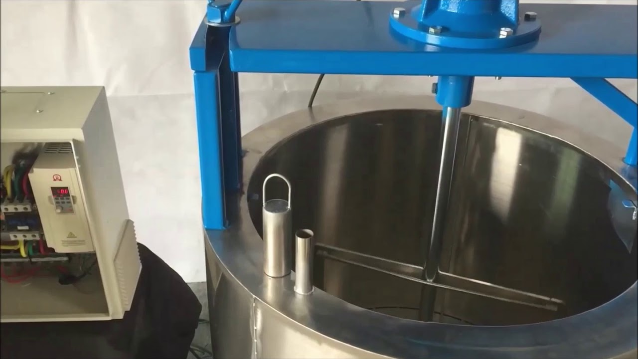 Wax Crayon Material Mixer Machine溶蠟攪拌機 - YouTube