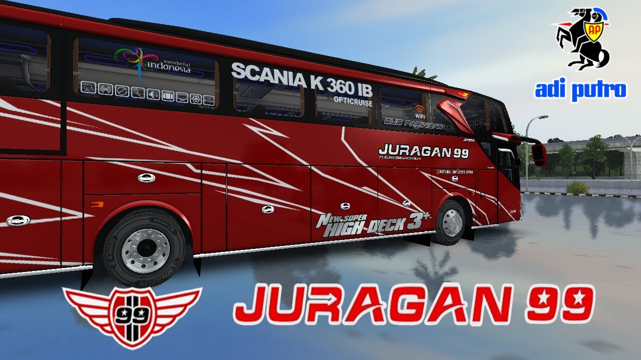 JURAGAN99 JETBUS3 SHD SCANIA K360 IB, FARIDH MADYAWAN - YouTube