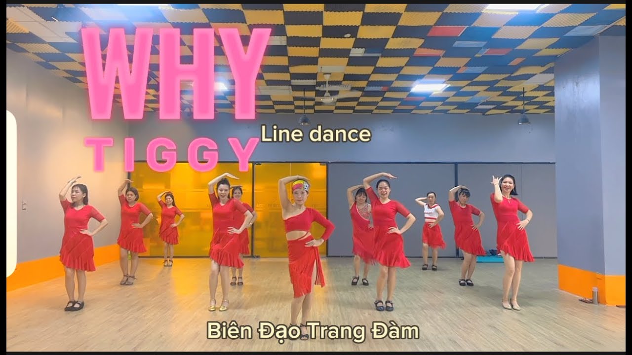 WHY TIGGY/ Biên đạo mới Trang Đàm / Line dance / Team 3s - YouTube