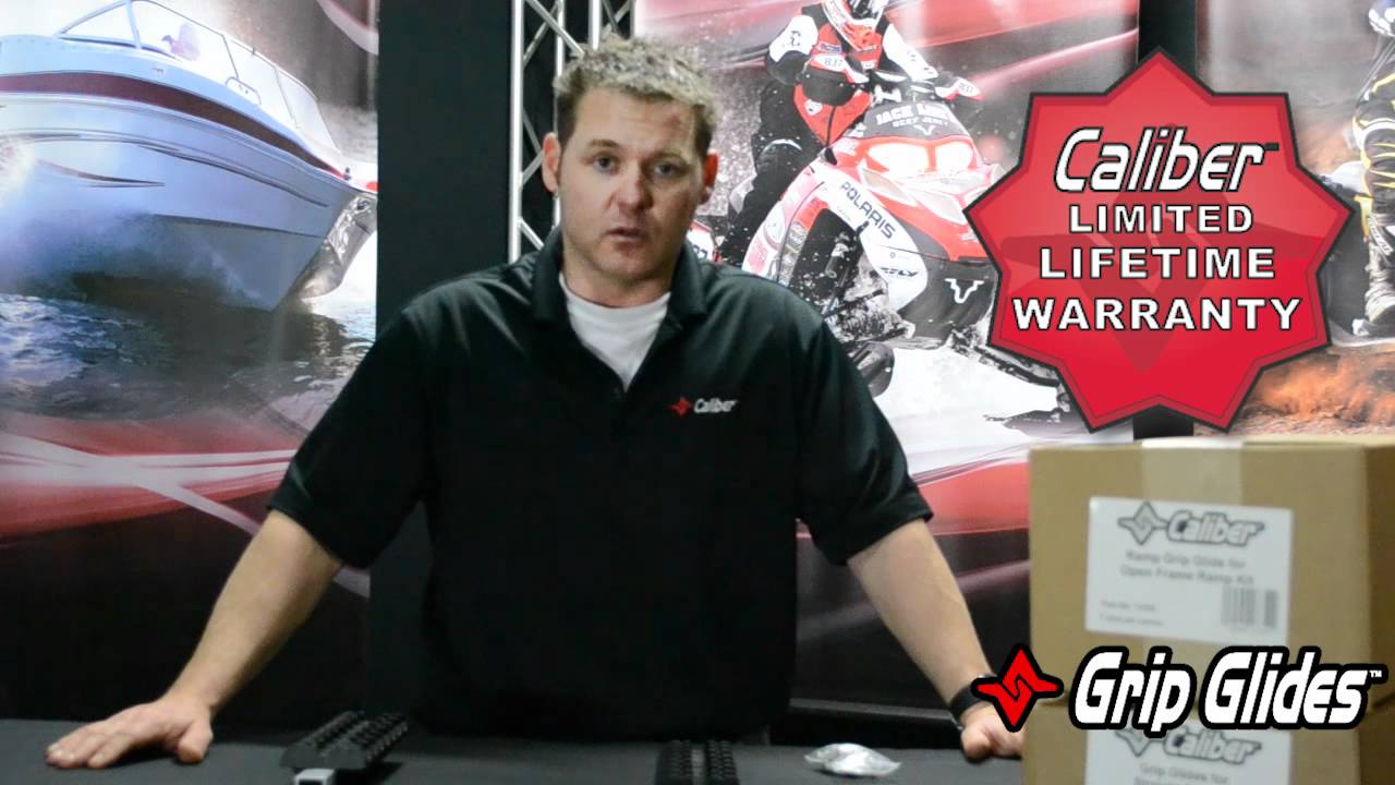 Snowmobile Glide, ATV Grip - Grip Glides by Caliber - YouTube