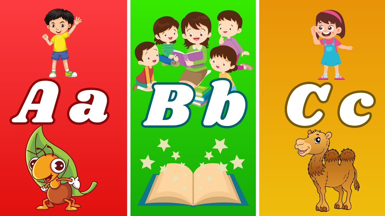 New Word with ABC - Vocabulary A to Z words for Kids - A to Z Alphabet ...