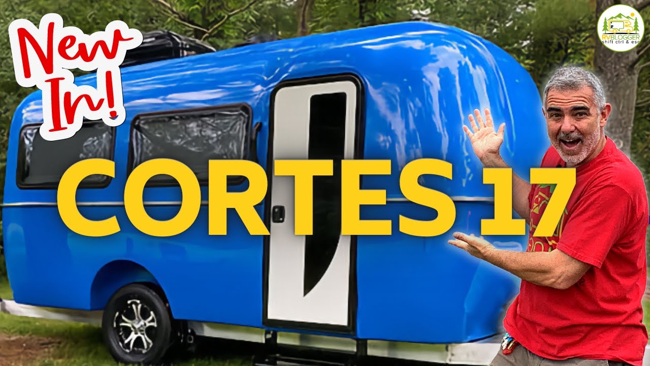 New Fiberglass Camper Trailer - Cortes Camper 17 - YouTube