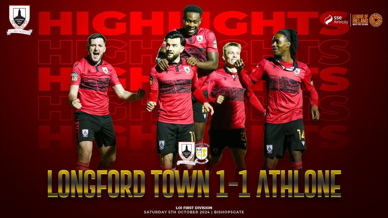 Longford Town FC 1-1 Athlone | 05.10.2024 - YouTube