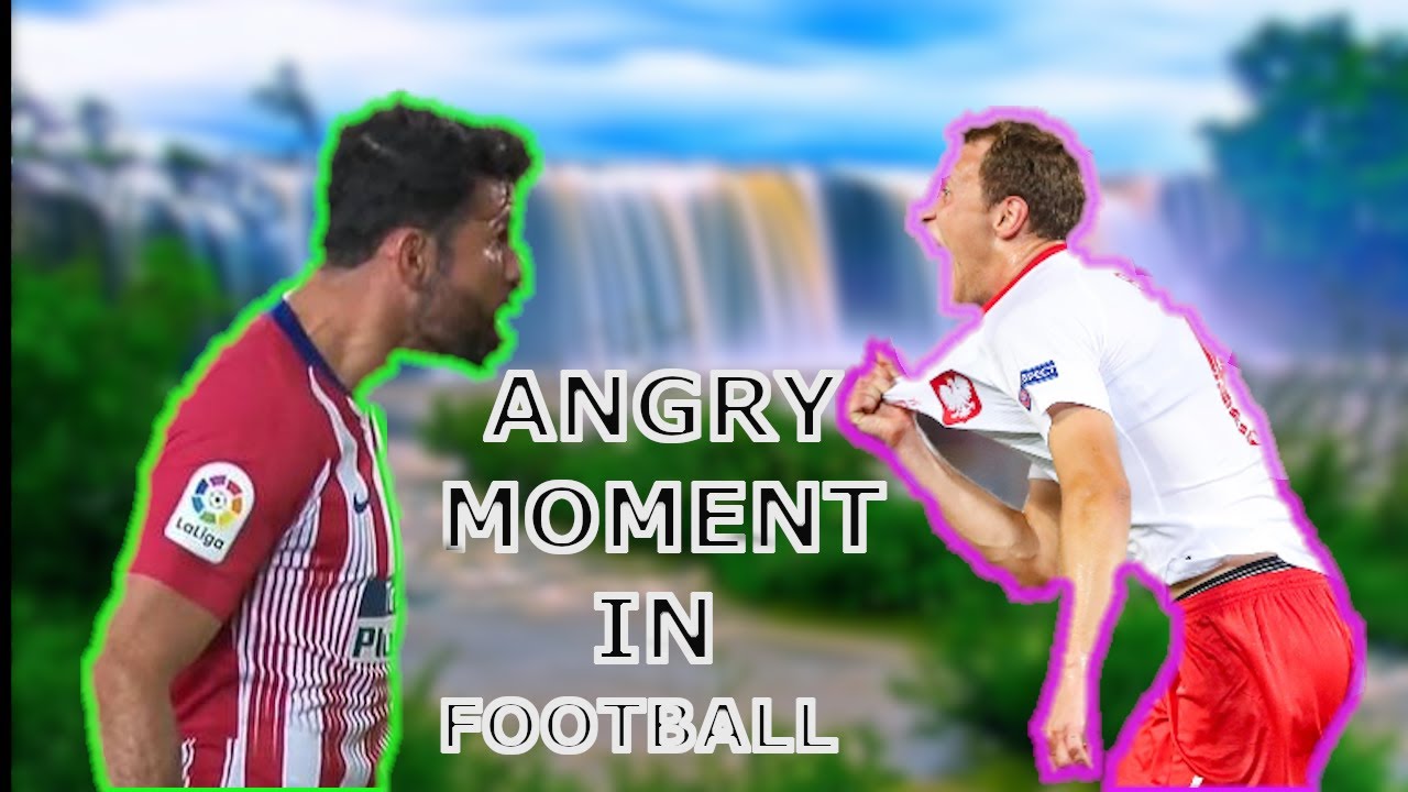 Angry Moments in Football - YouTube
