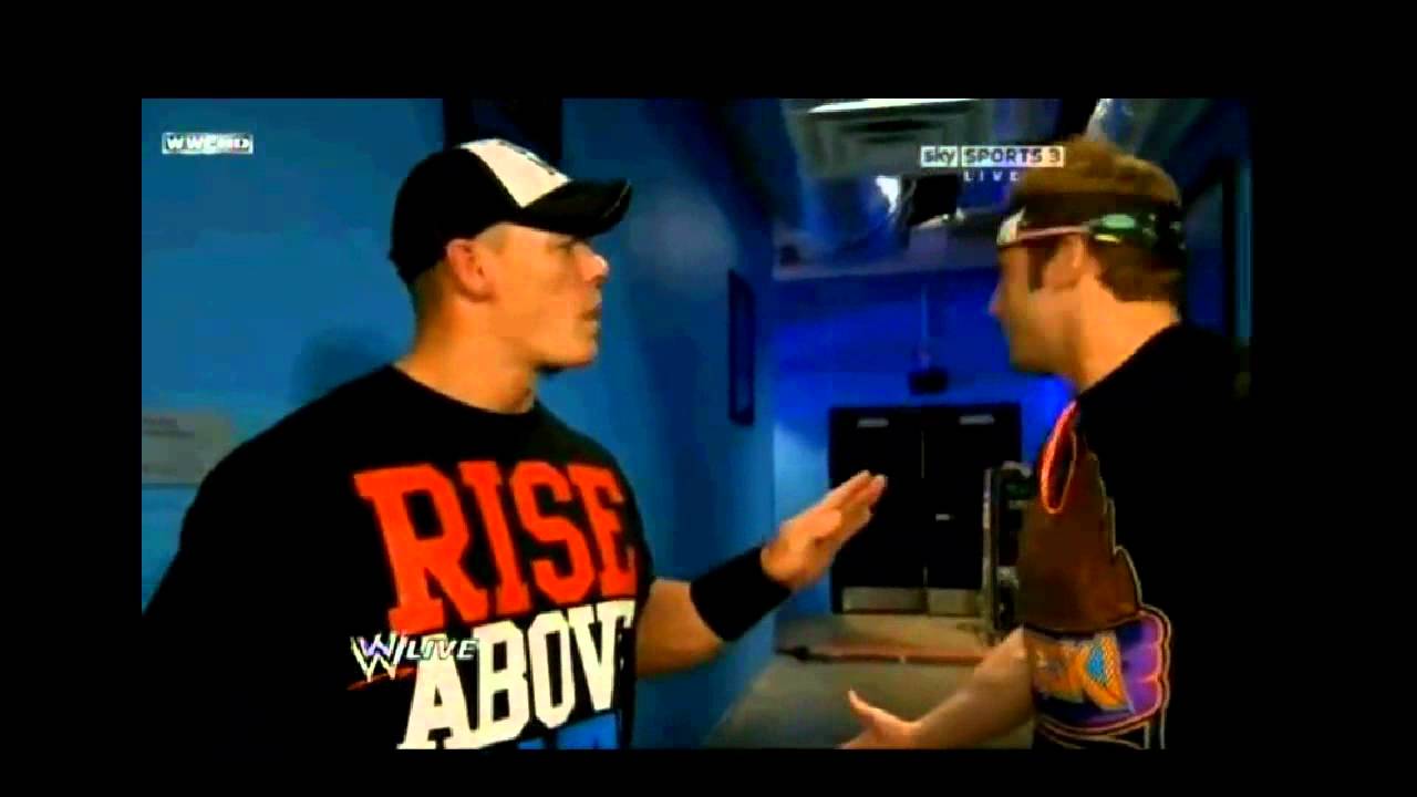 John Cena And Zack Ryder-Backstage SEGMENT! - YouTube