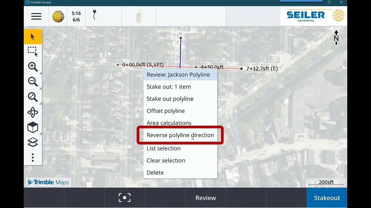 Trimble Access v2024.00 for using Lines and Polylines - YouTube