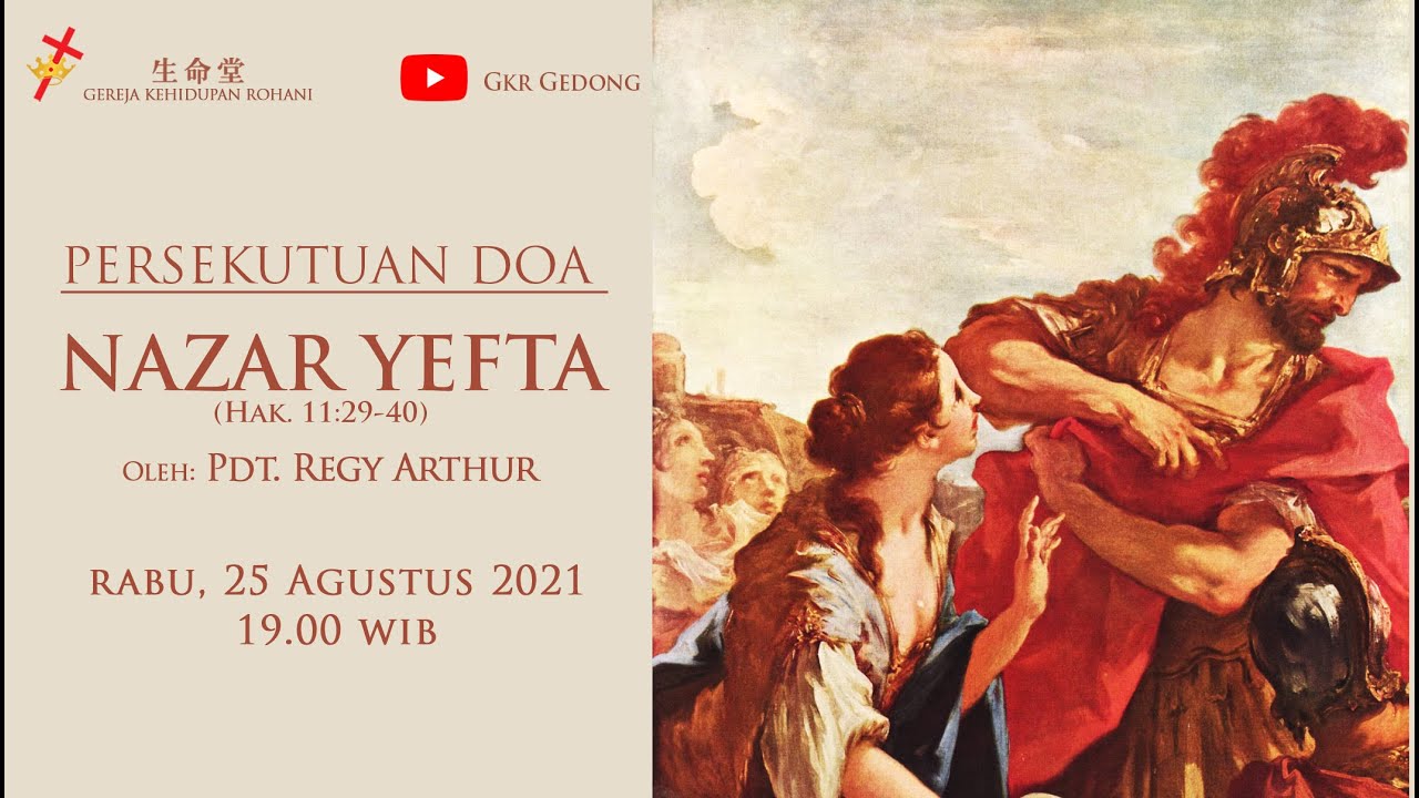 Persekutuan Doa - NAZAR YEFTA | Pdt. Regy Arthur - YouTube