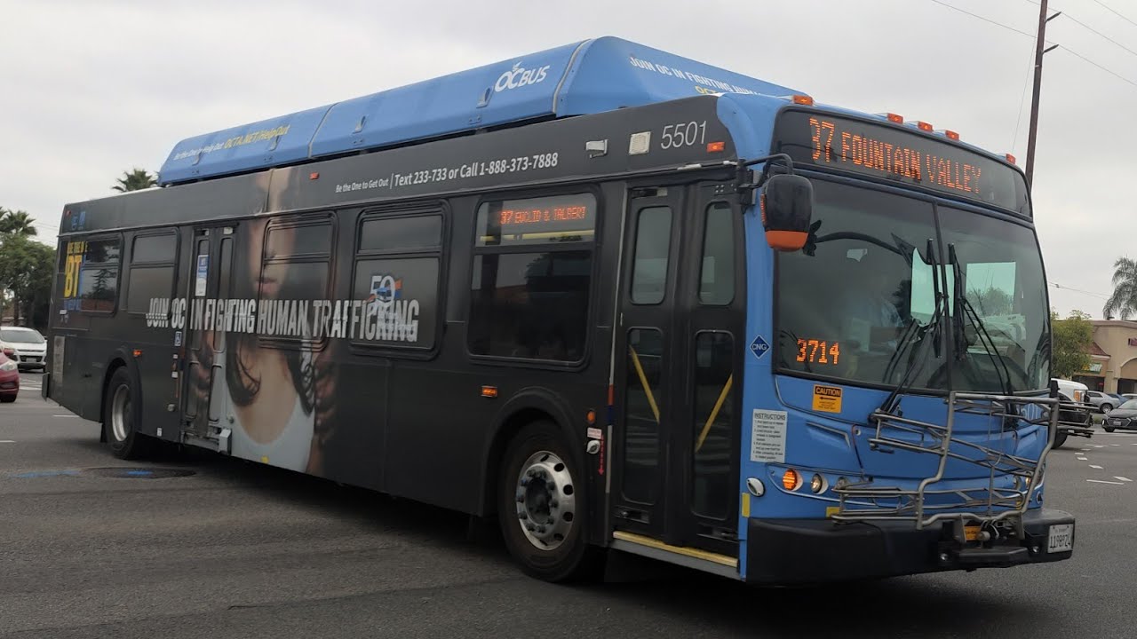 OCTA 2006 New Flyer C40LFR #5501 - YouTube