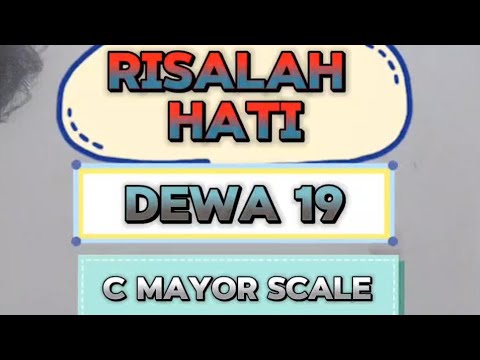 Risalah Hati - Dewa 19 | C Mayor Scale | Gitar Akustik Yamaha F335 ...