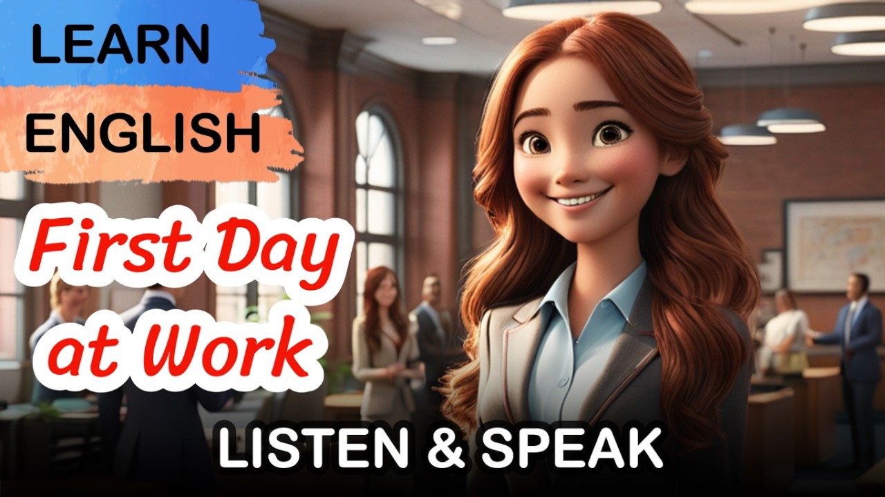 My First Day at Work | Improve Your English | English Listening Skills ...