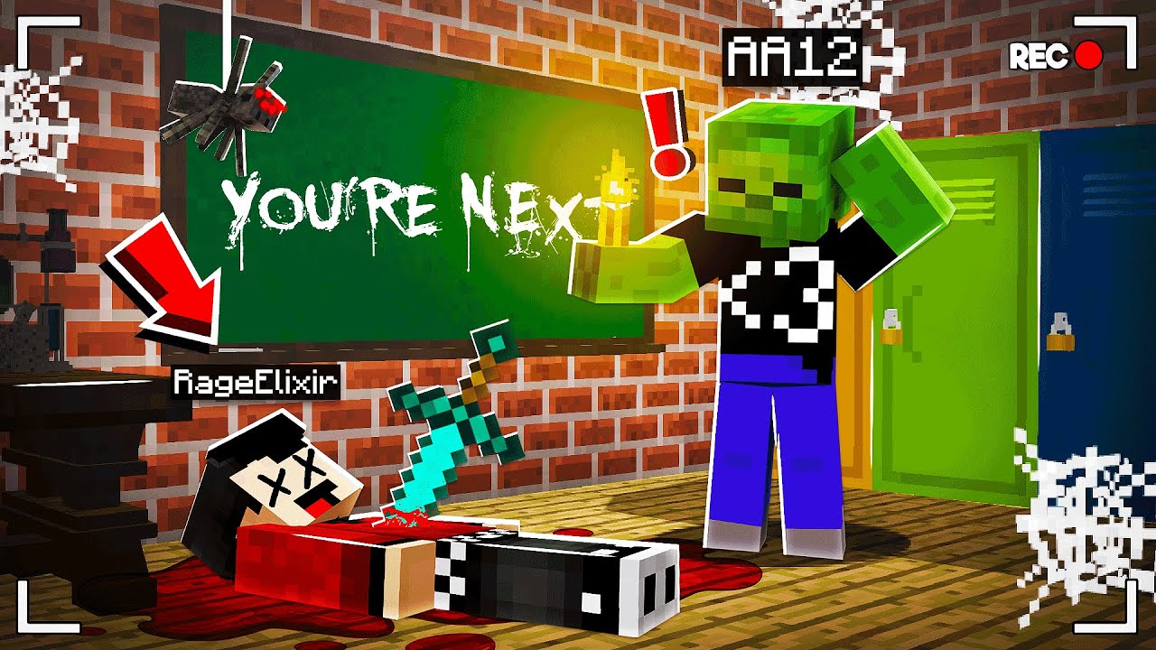 I Found a DARK SECRET in this Minecraft School! - YouTube