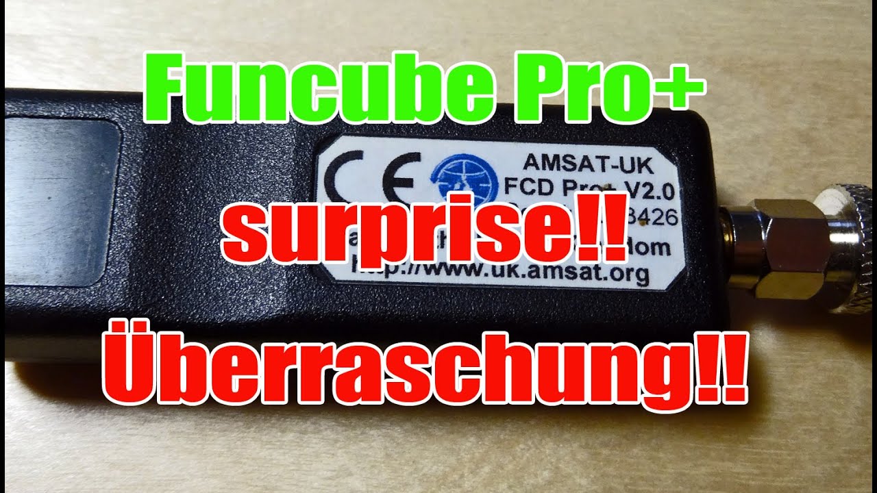 Funcube Dongle Pro+ plus Wettersonde/radiosonde 402,7 Mhz (Überraschung ...