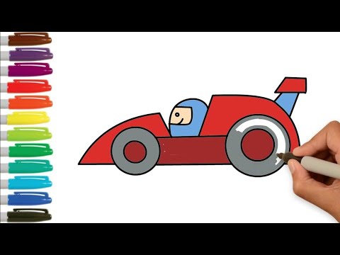 Sports car drawing tutorial for beginners/how to draw sports car for ...