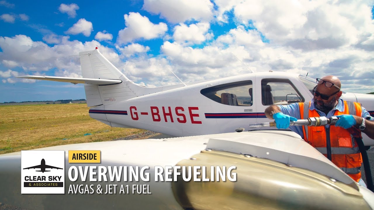 Total, Clear Sky & Cornwall Newquay Airport - Over wing Refuelling ...