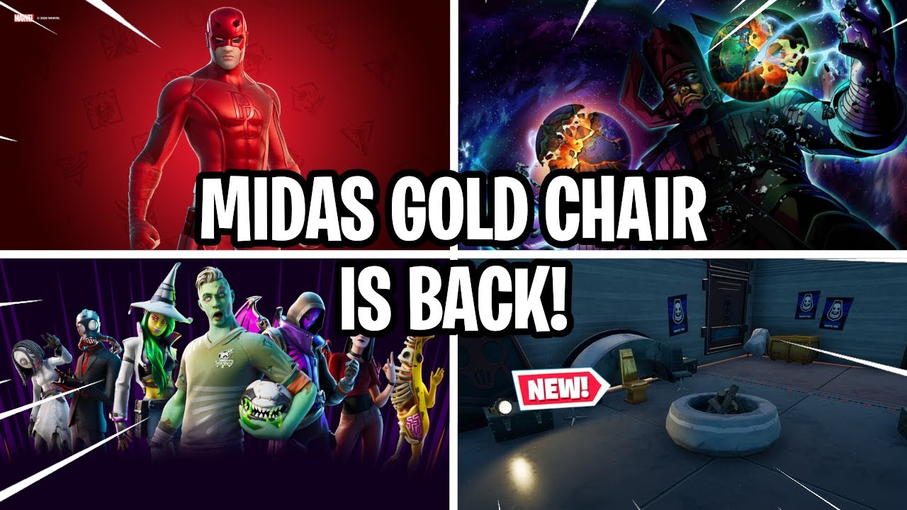 MIDAS GOLDEN CHAIR IS BACK | Fortnite BR - YouTube