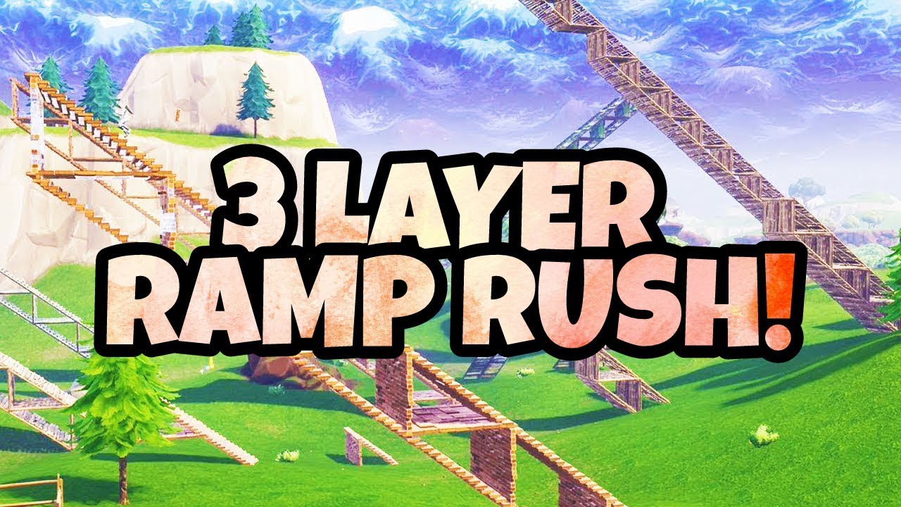 Fortnite 3 Layer Ramp Rush On Console! - YouTube