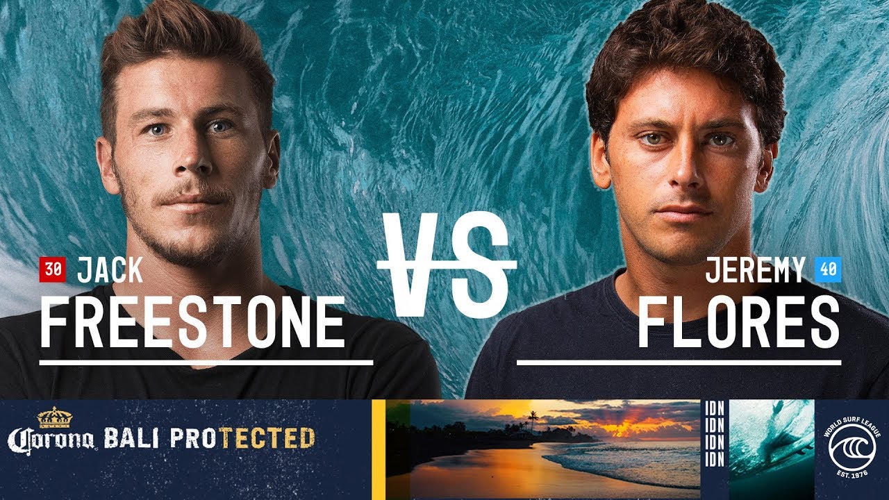 Jack Freestone vs. Jeremy Flores - Round of 16, Heat 3 - Corona Bali ...