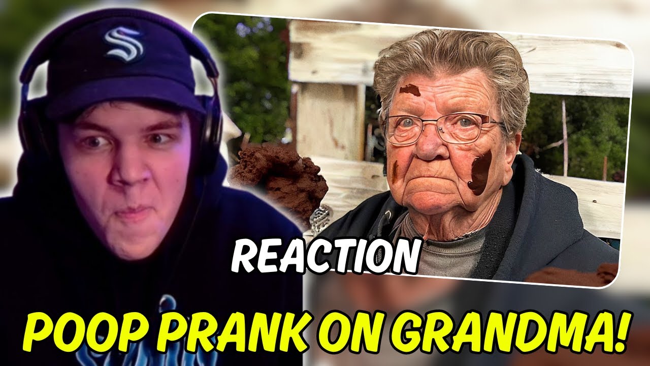 SHE GOT POOPED ON?! | Poop Prank on Angry Grandma! (REACTION) - YouTube