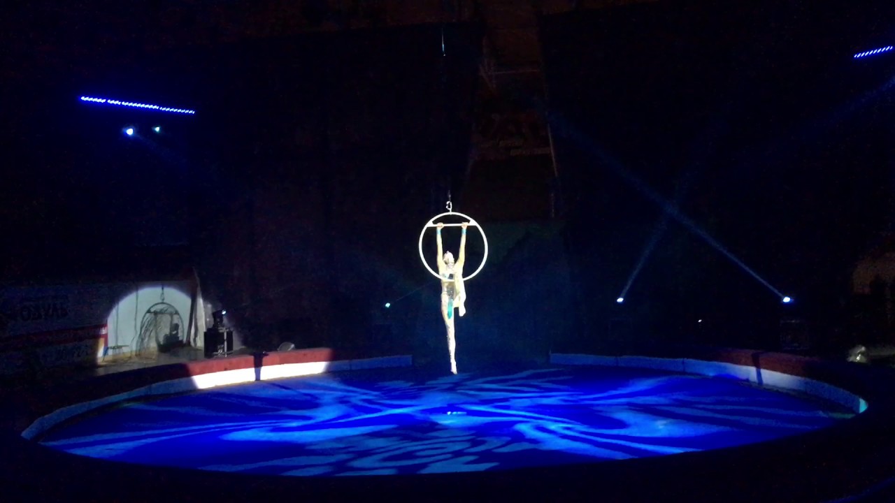 Asadullin troupe. Aerial ring (lyra) January 2017 - YouTube