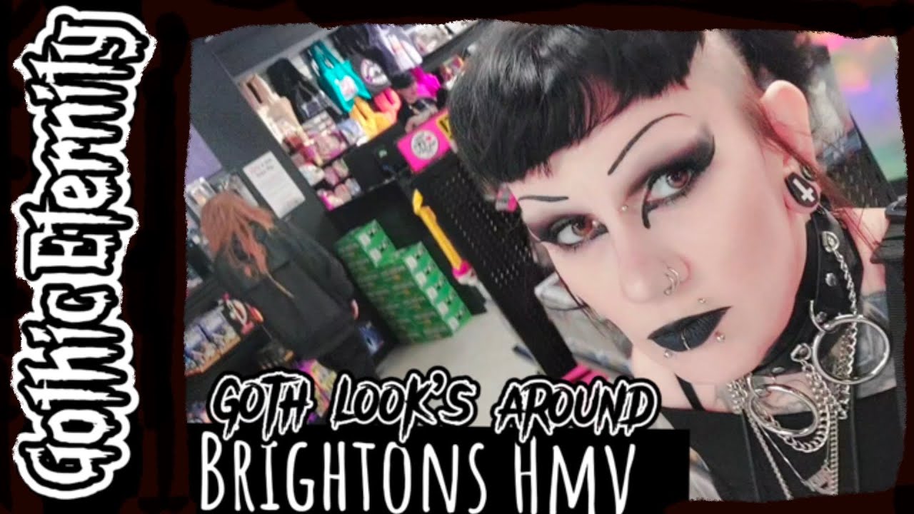 Goth looks around Brighton’s new refurbished HMV - YouTube