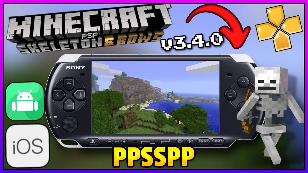 MINECRAFT PSP // PSPS ÚLTIMA ACTUALIZACIÓN // ANDROID & iOS // PPSSPP ...