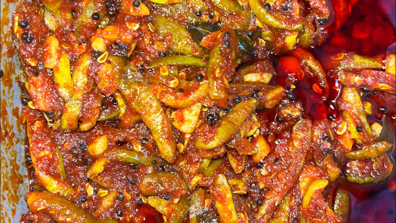 Ivy Gourd pickle (tendli pickle) - YouTube